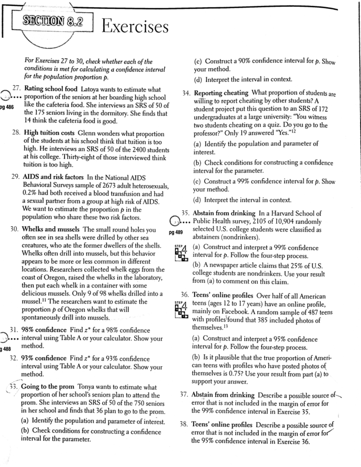 Chapter 8.2 Homework - MTH 245 - Studocu
