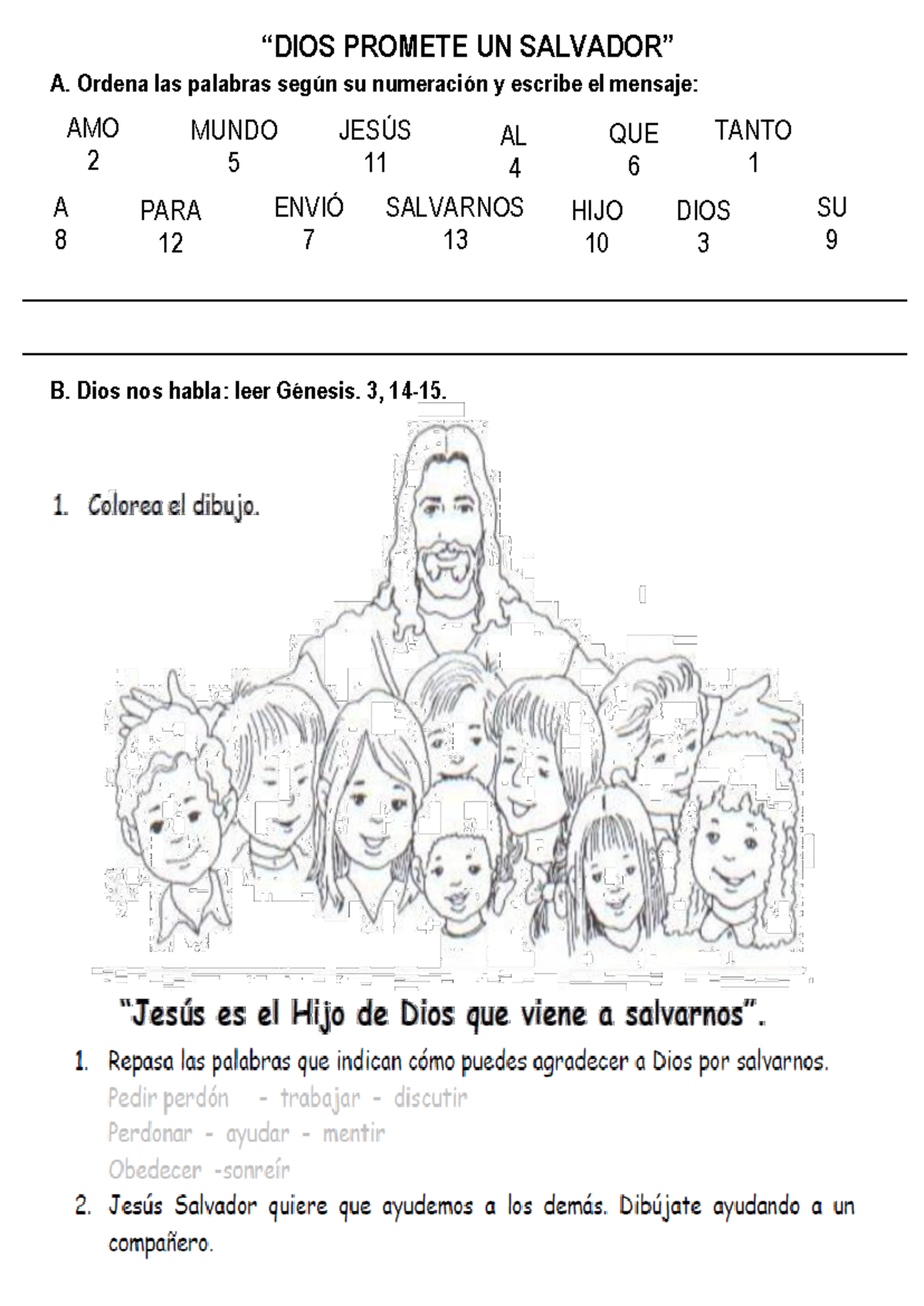 2do impr Dios promete un salvador - “DIOS PROMETE UN SALVADOR” A ...