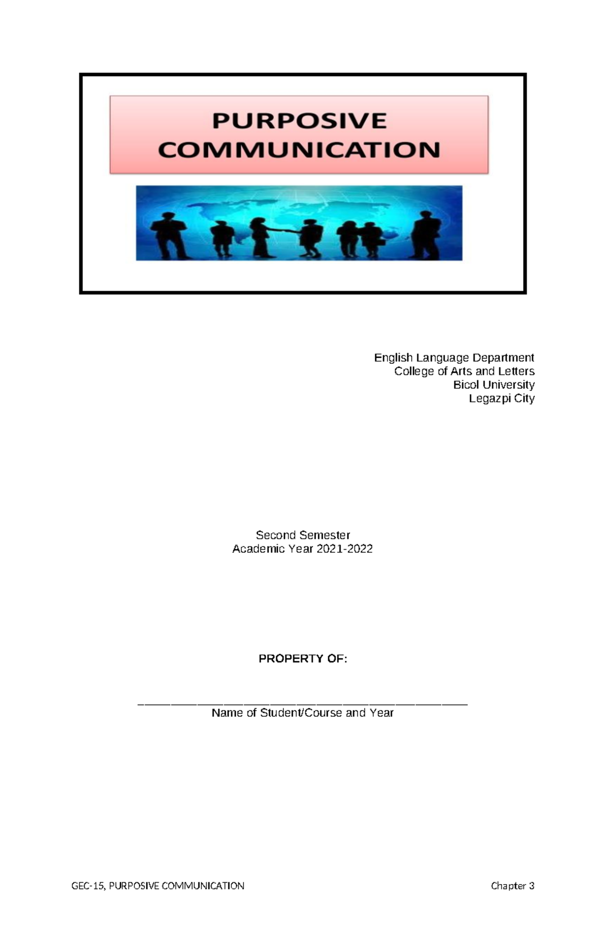 Chapter-3- Purcom - English Language Department College of Arts and ...