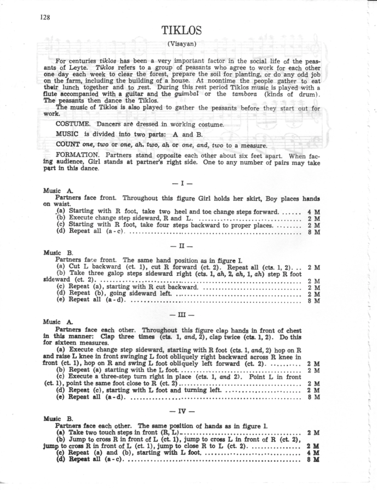 Tiklos FRA Philippine Folk Dances Vol - 128 TIKLOS (Visayan) For ...