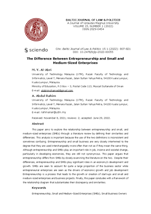 General Measure of Enterprising Tendency v2 - GET2 - The GET2 test de ...