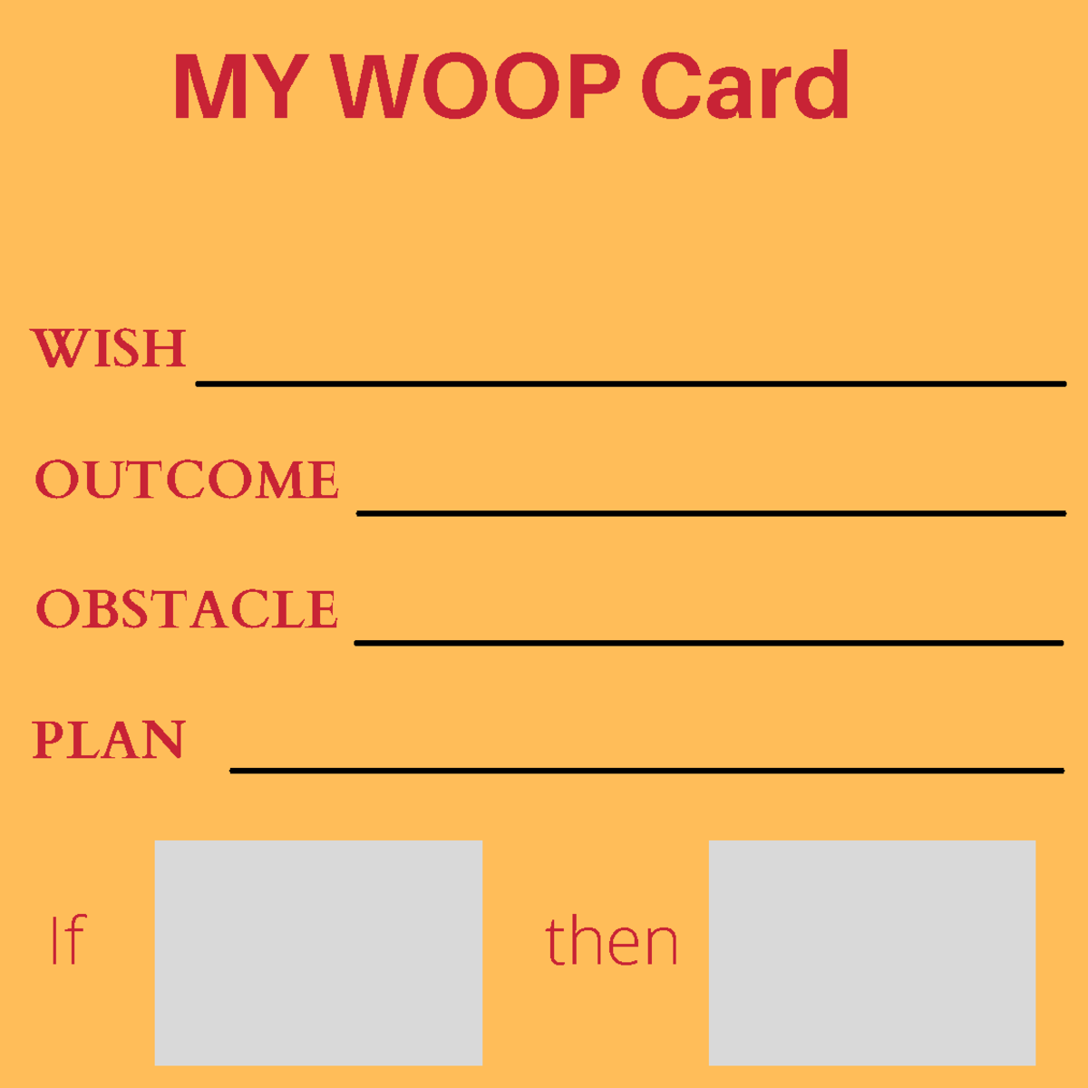 WOOP Card-Sample-University Lecture Notes From Marketing Seminar - MGT ...