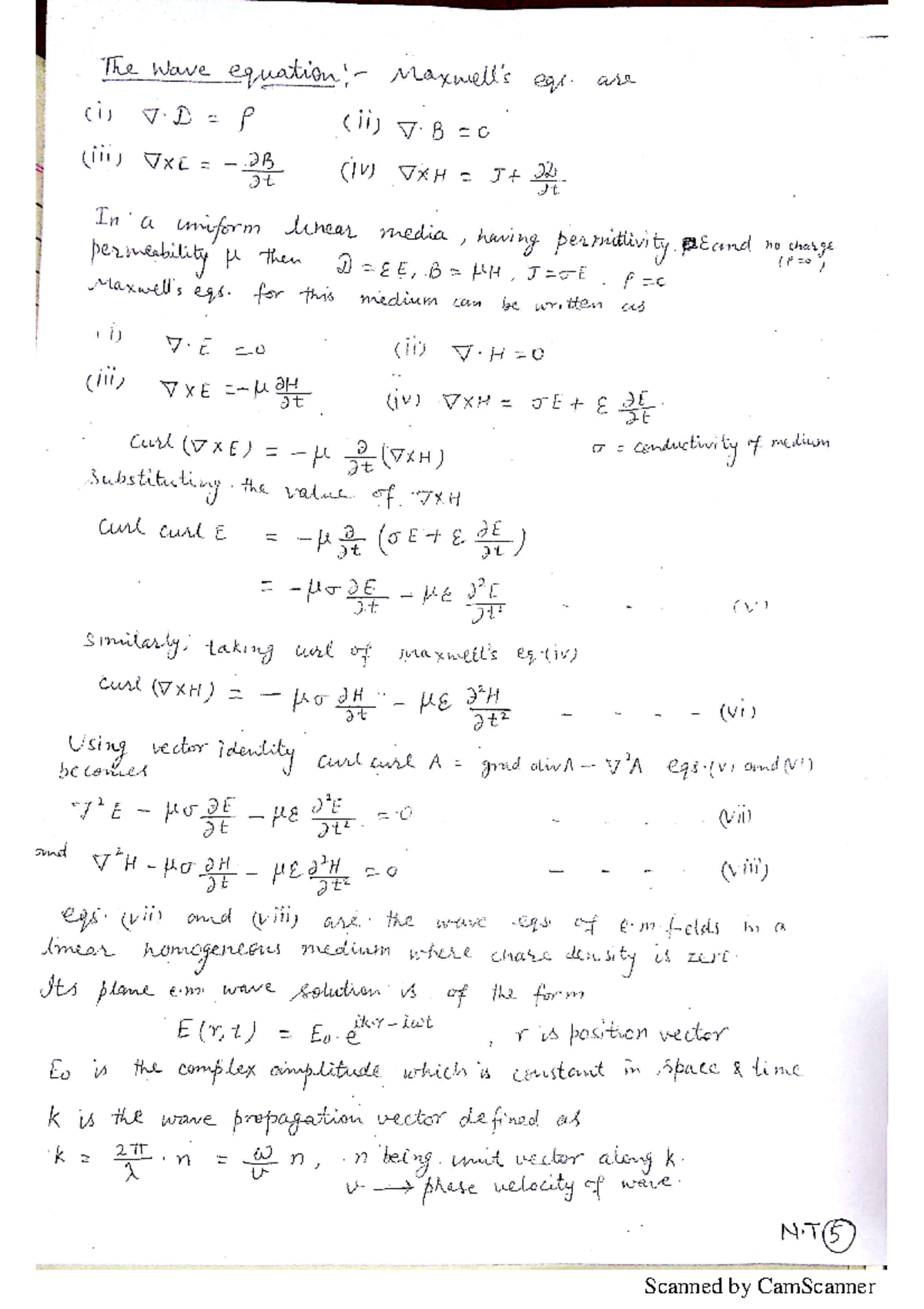 Physics Notes - Engineering Physics - Scanned by CamScanner Scanned by ...