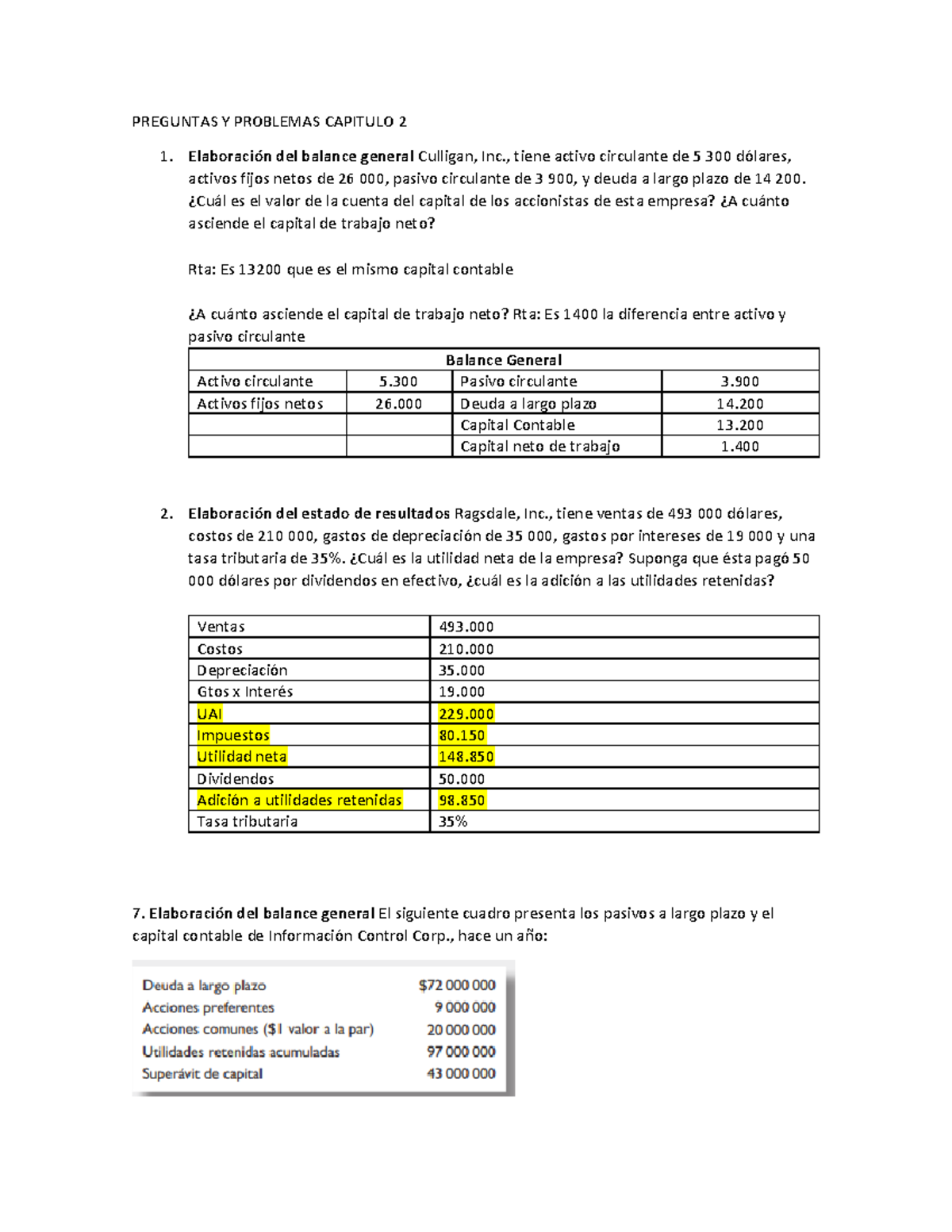 Preguntas Y Problemas Capitulo 2 - PREGUNTAS Y PROBLEMAS CAPITULO 2 ...