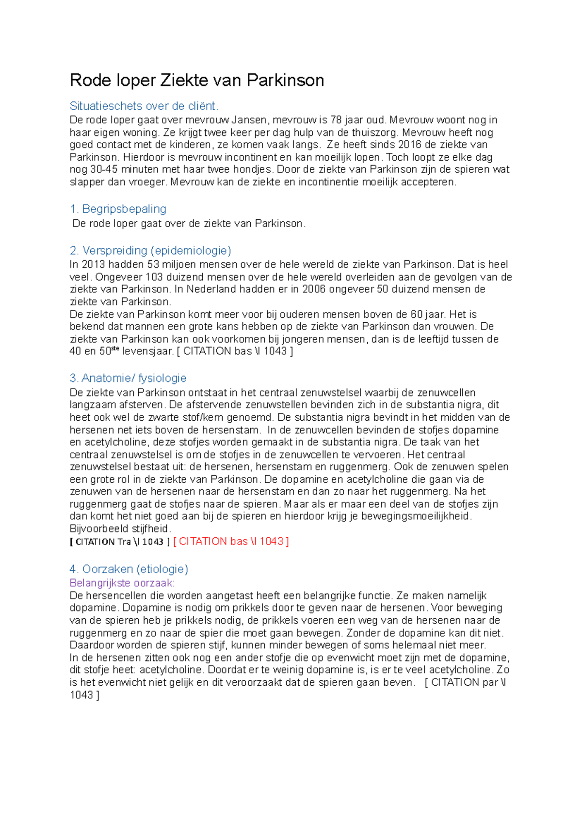 Rode loper Ziekte van Parkinson - Rode loper Ziekte van Parkinson ...