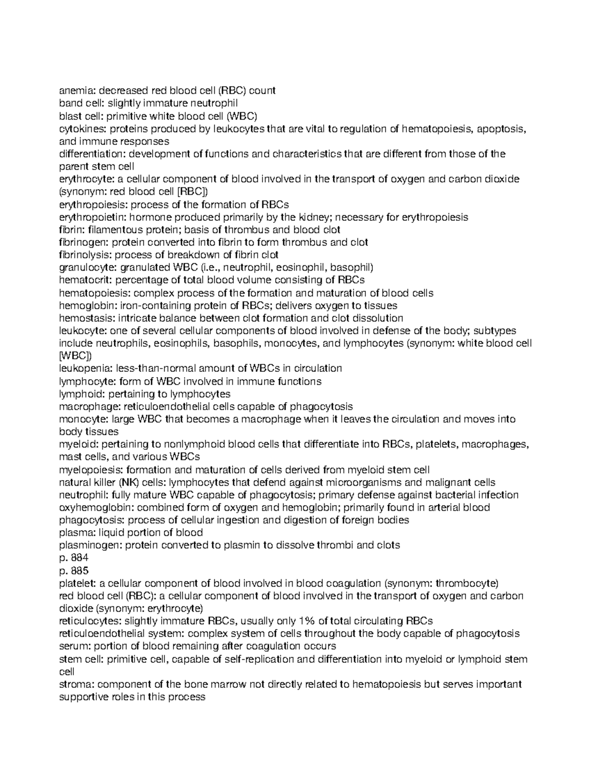 RBC - RBC Bronx community College - anemia: decreased red blood cell ...