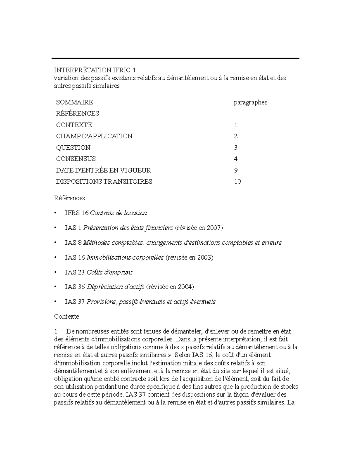 Norme Ifric 1 2020 - Comptabilité >> Partie I – Normes IFRS® >> Édition ...