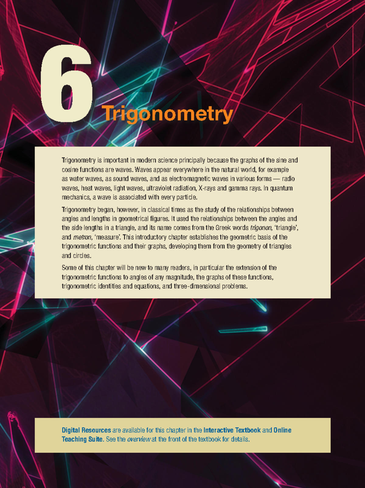 Chapter 6 - Trigonometry - Digital Resources are available for this ...