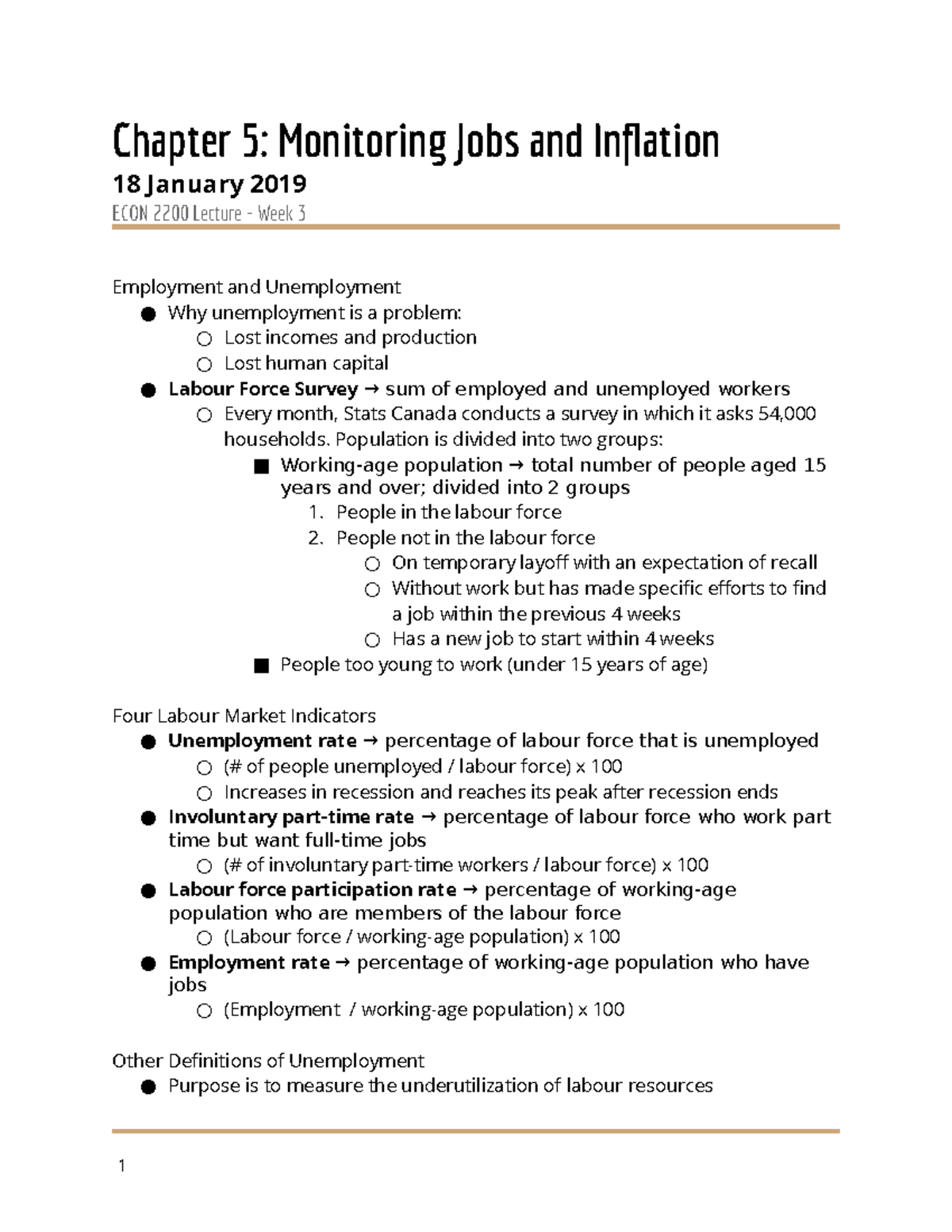 Chapter 5: Monitoring Jobs and Inflation - Chapter 5: Monitoring Jobs ...