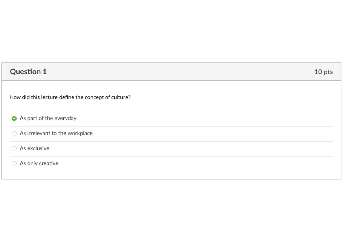 Quiz 1 - Quiz 1 - C48IB - Studocu
