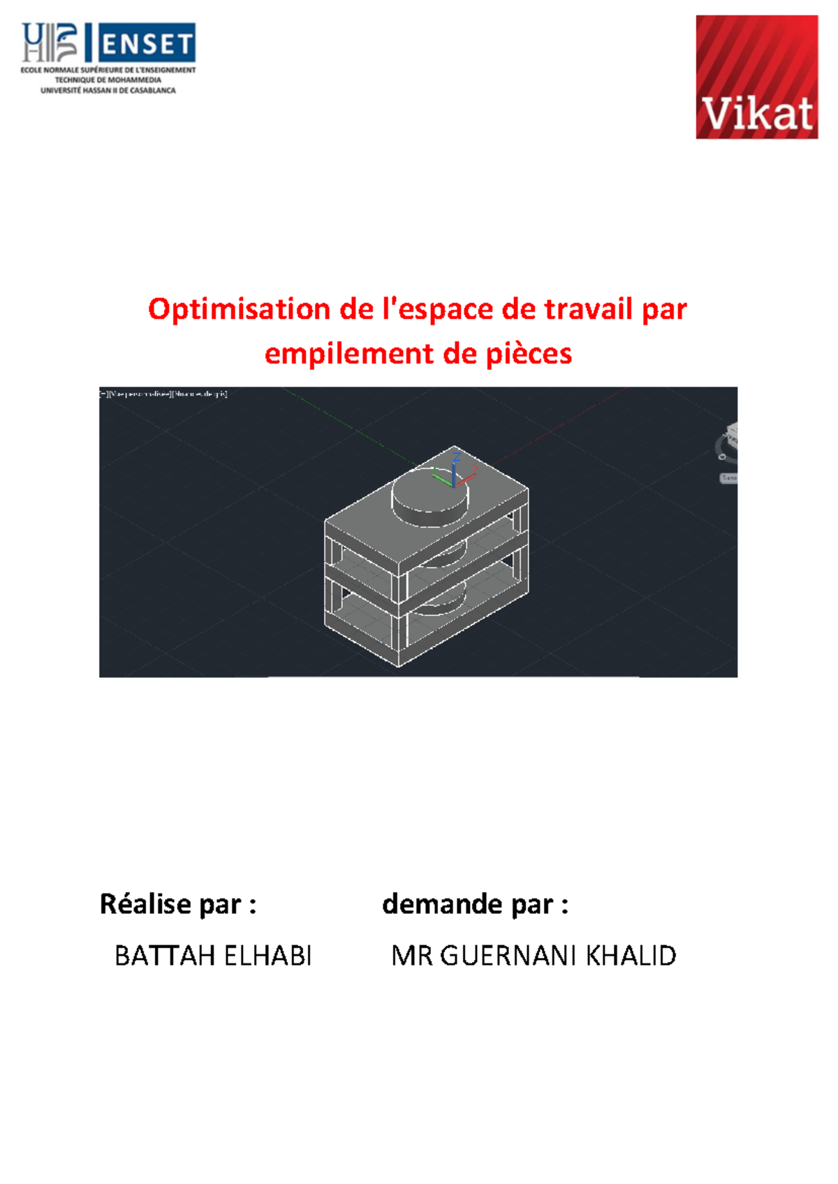 Escpace DE Travail - Optimisation de l'espace de travail par empilement ...