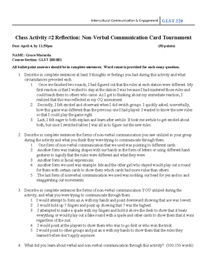 GLST global engagment essay 1-3 - LIBERTY UNIVERSITY SCHOOL OF DIVINITY ...