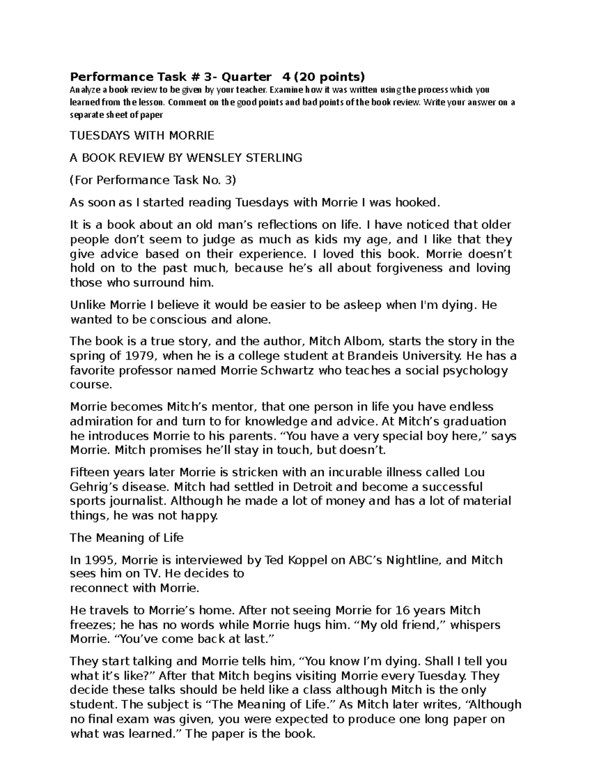 Performance-no.-03-Quarter-4-20-points - Performance Task # 3- Quarter ...