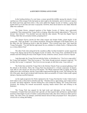 FS1 Episode 15 - ACTIVITY 15. A DAY IN THE SCHOOL OF LIFE OF A QUALITY ...