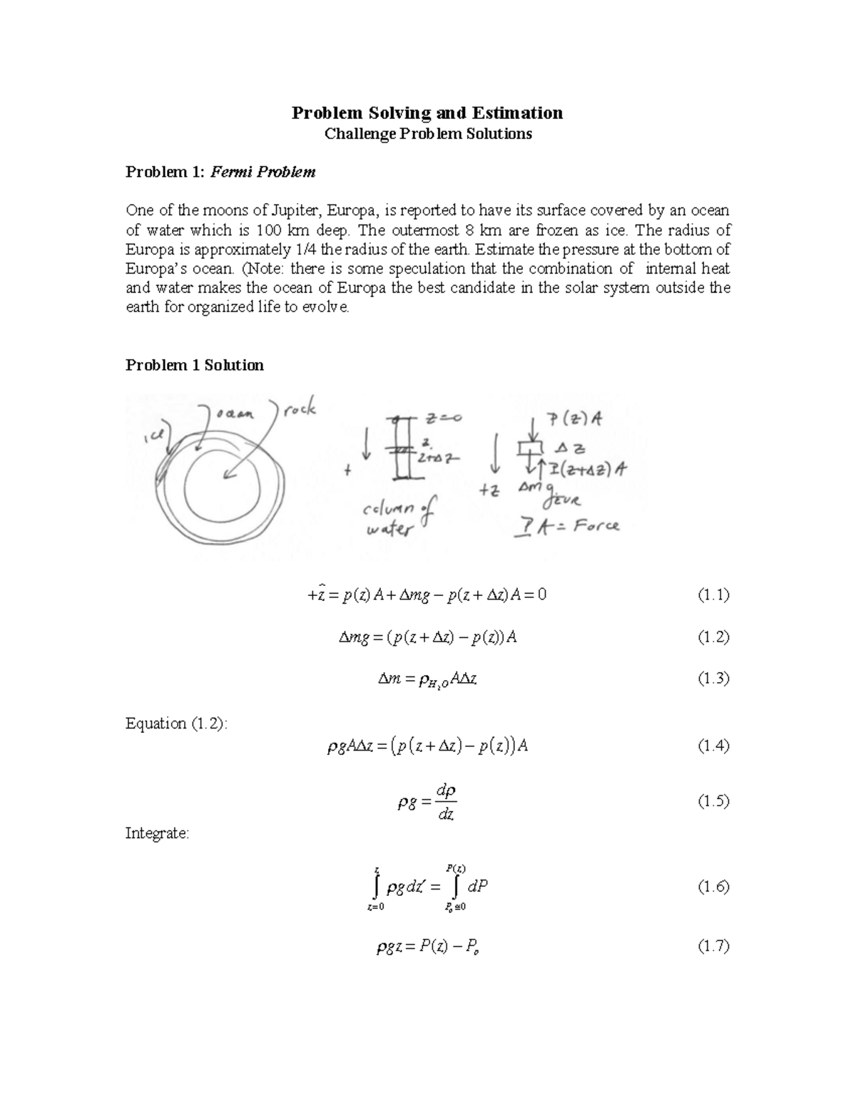 MIT8 01SC problems 02 soln - ####### Problem Solving and Estimation ...