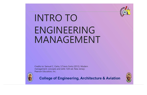 Engineering Management - College of Engineering, Architecture ...