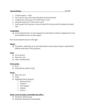 Botany Notes - Lecture on Plant Cells and animal cells. simple ...