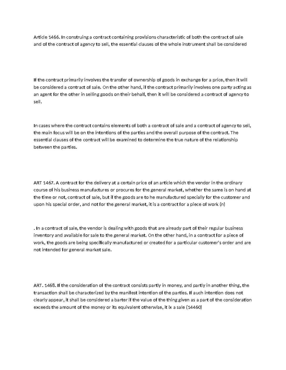 Article 1466. I-WPS Office - Article 1466. In construing a contract ...