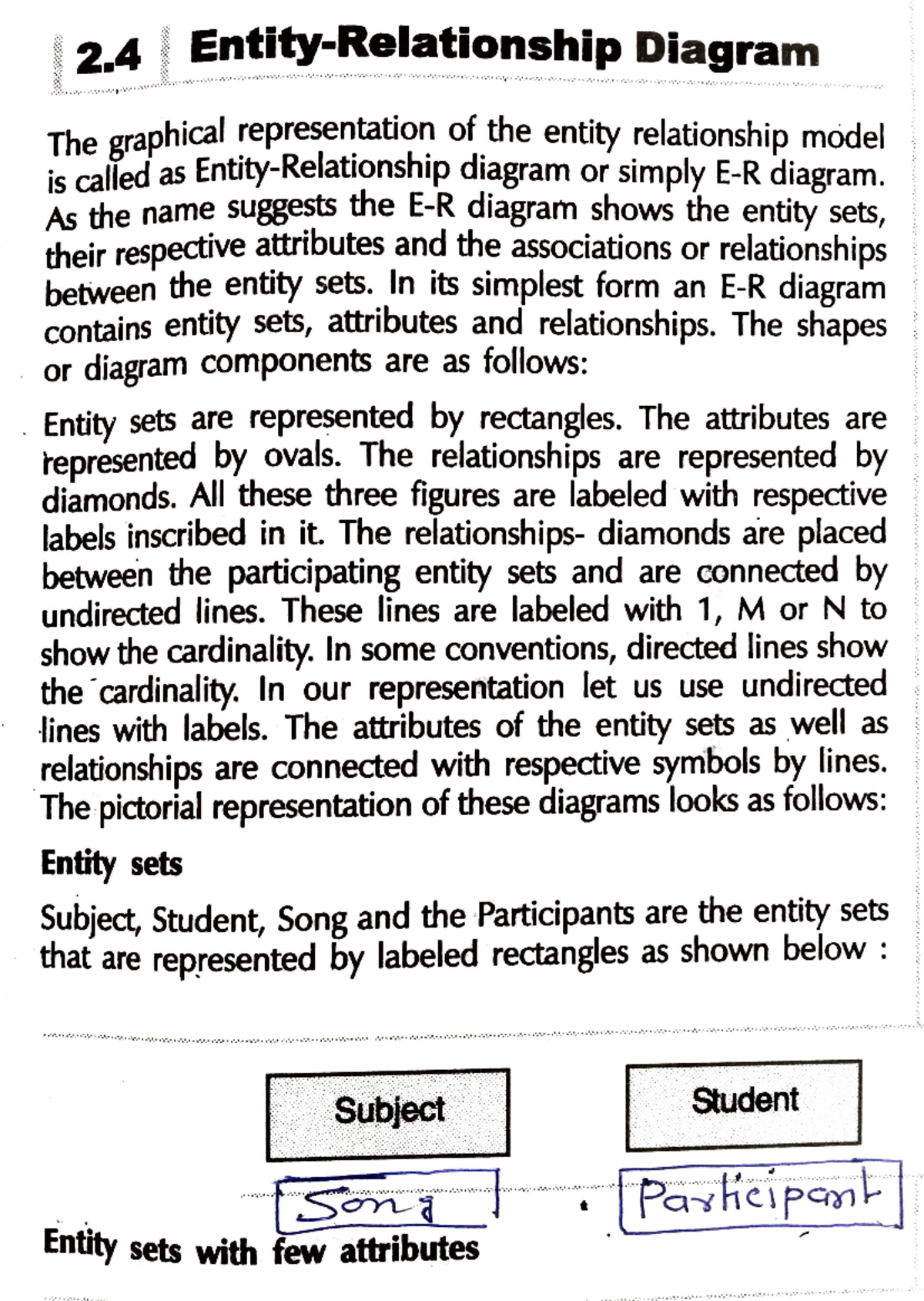23-ER diagram with example - 2 Entity-Relationship Diagram The ...