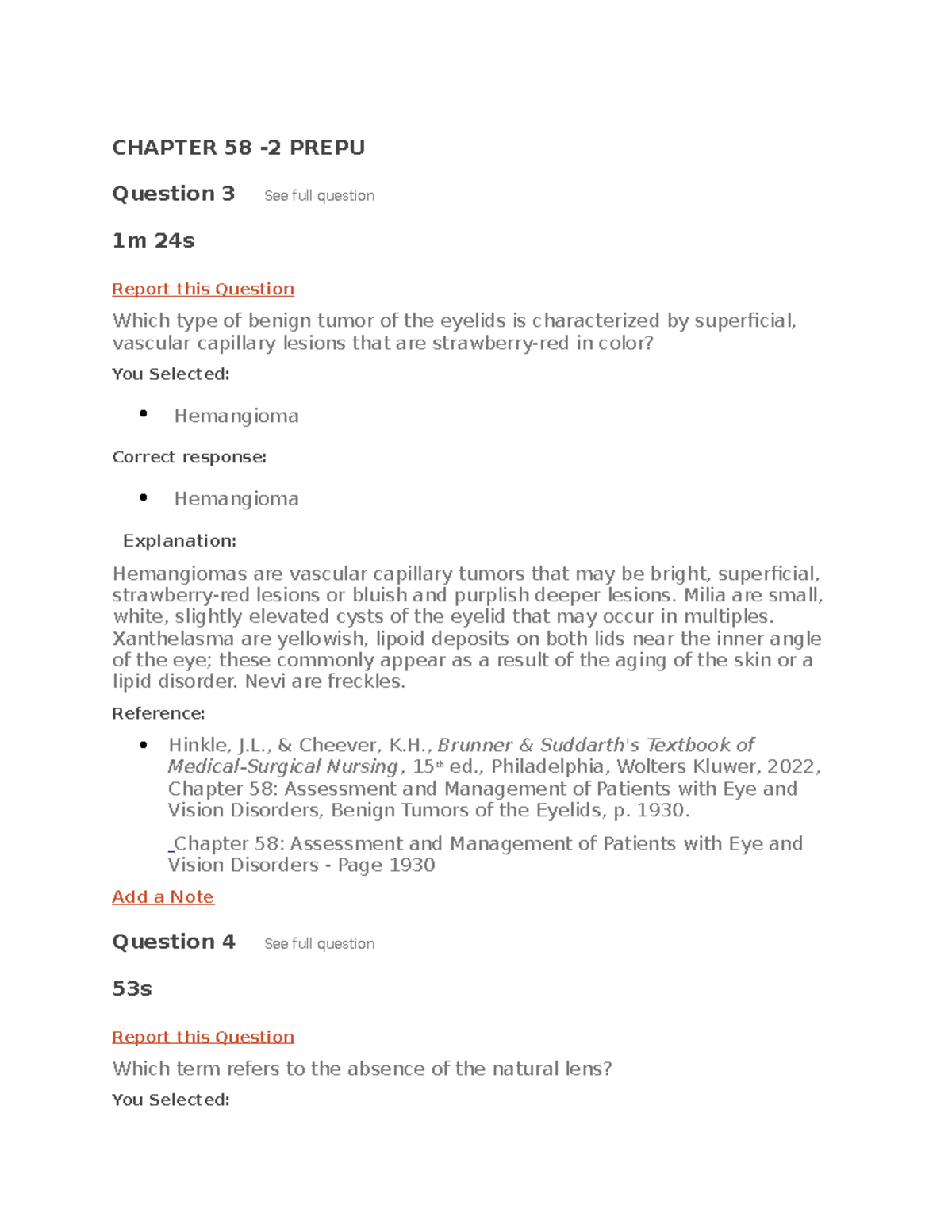 Chapter 58-2 Prepu - CHAPTER 58 -2 PREPU Question 3 See full question ...