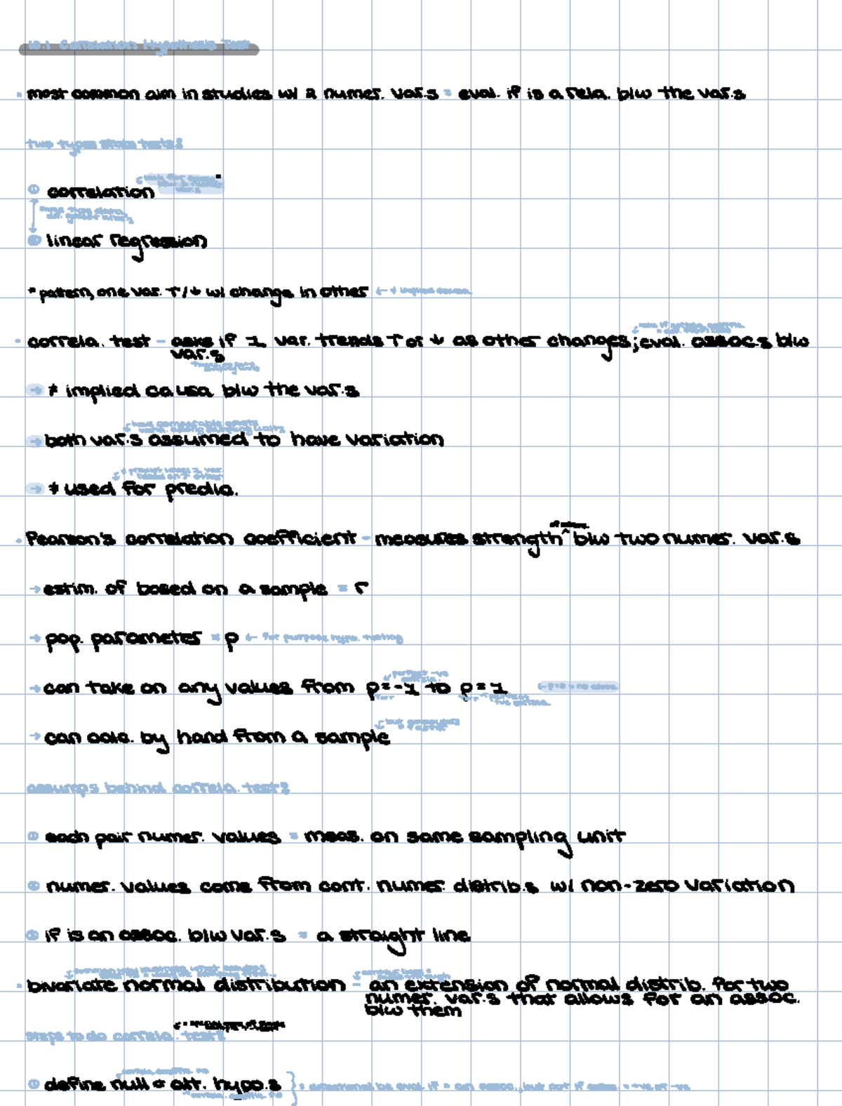 Module 10 Notes - 10 mostcommon aim in studies w a numer var s eval if ...