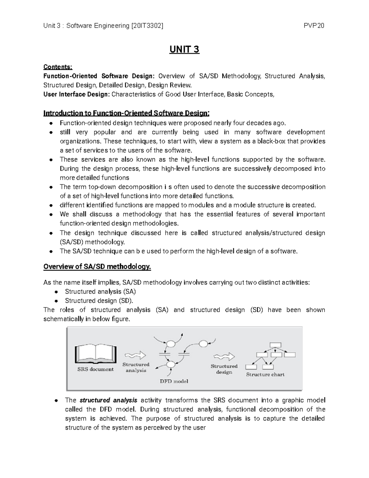 SE-Unit3-22IT3302 - Contains Software Engineering study material - UNIT 3 Contents: - Studocu