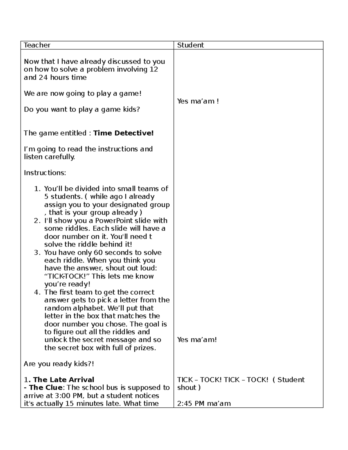Document - None - Teacher Student Now that I have already discussed to ...
