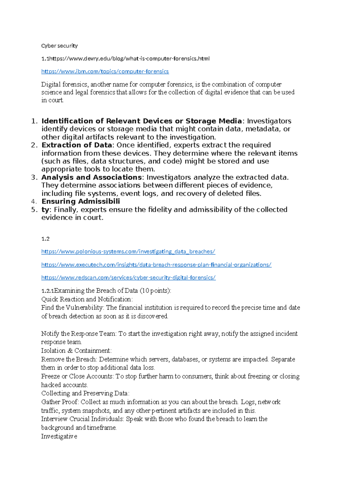 Cyber security assignment - CBS700 - Richfield - Studocu