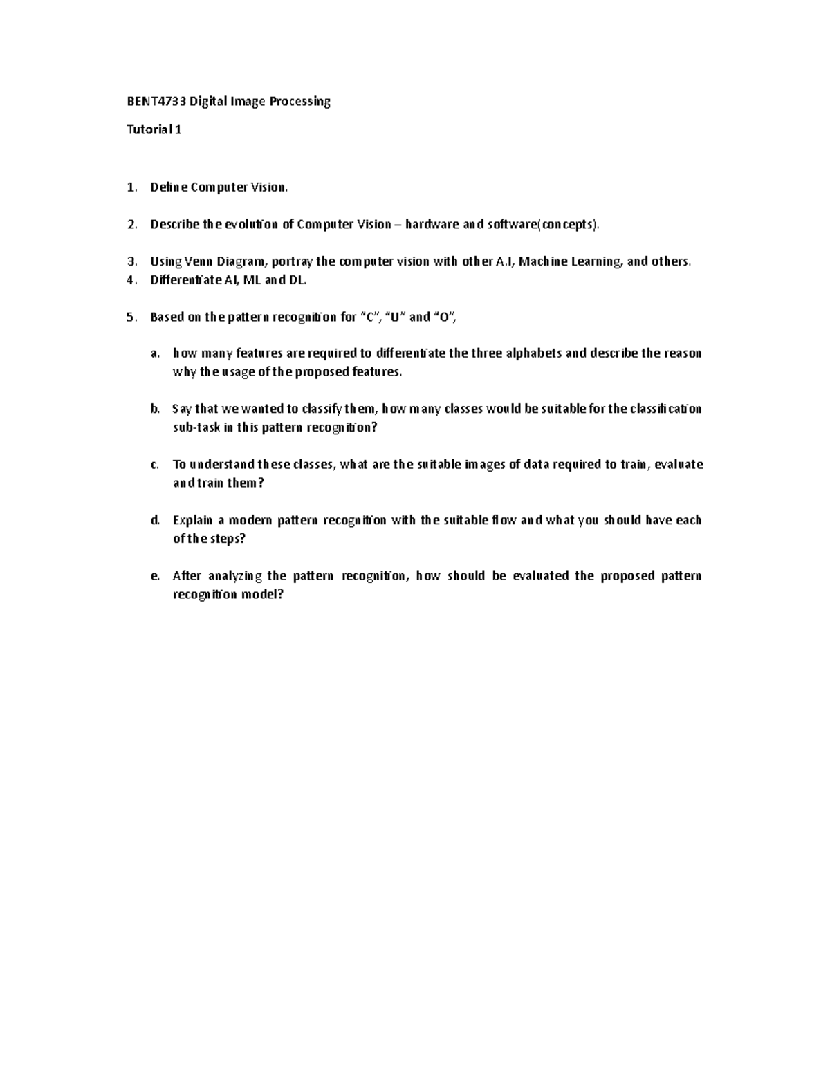 Tutorial 1 - Computer Programming - UTeM - Studocu