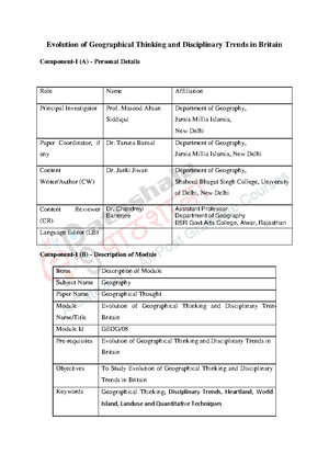 Growth POLE Model OF Perroux core 8T Geo 4Th sem Amitava Das ...