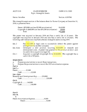 6 - Exam 2 Version 3 - Solution - ACCT 2101 - Studocu
