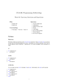 CS1010E - NUS - Programming Methodology - Studocu