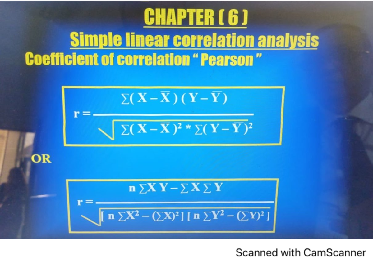 Chapter 6 statistics - Statiatic - CHAPTER(6) Simple linear correlation ...