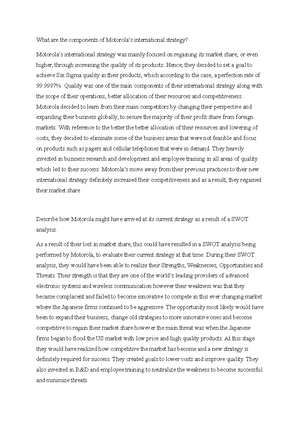 Cape MOB 2019 U2 P1 - MOB Unit 2 Paper 1 2019 A manufacturer introduces ...