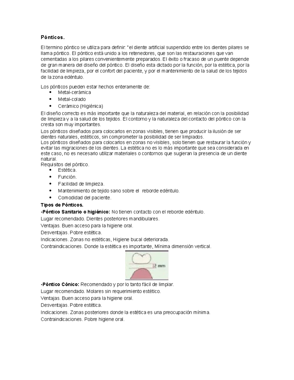 Pónticos - ponticos en ppf - Pónticos. El termino póntico se utiliza ...
