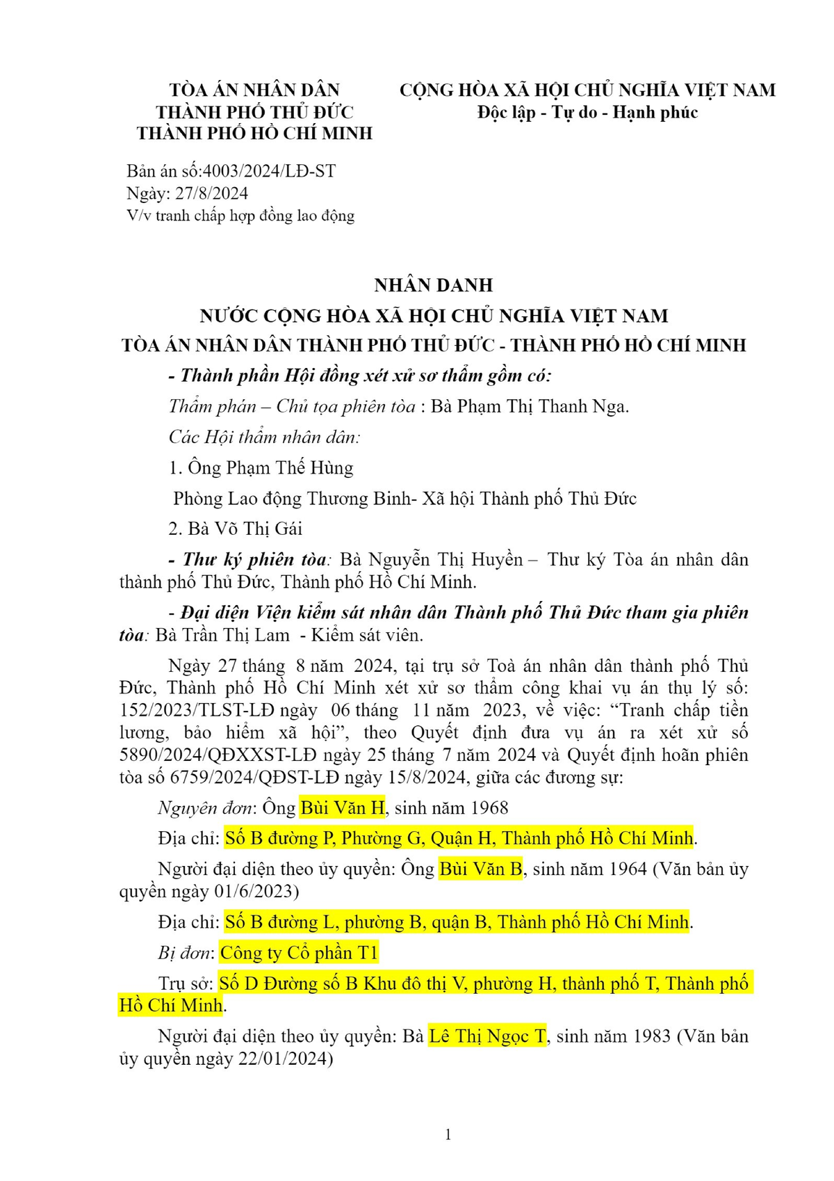 1KKJJJJJJJJJJJJJJJJJJJJJ - TOA ÁN NHAN DÂN CONG HOA XA HOI CHU NGHIA VIET NAM THANH PHÓ THU DÚC ...