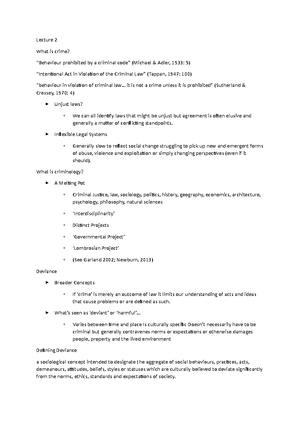 Social Harm in Criminology - Social Harm: Social Harm: - “A social harm ...