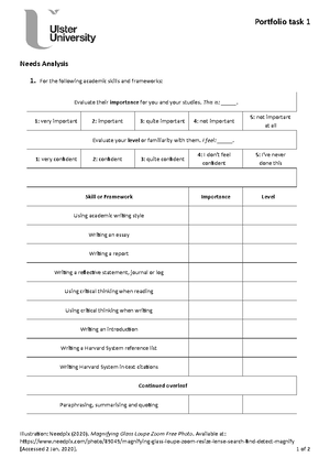 Portfolio task 2- Academic writing - Academic and Professional ...