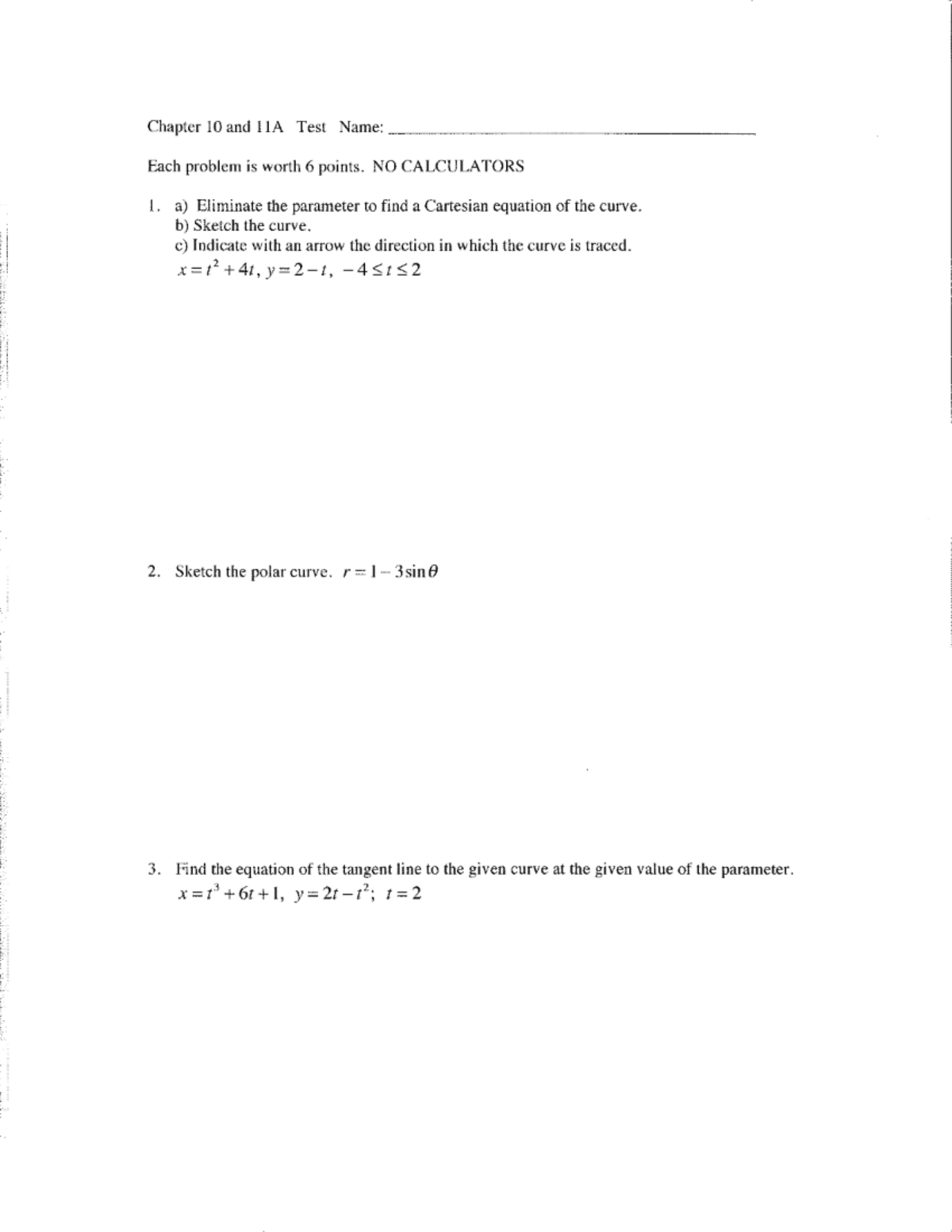 Practice Test Chapter 10 and 11A - MA 22100 - Studocu