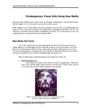 Contemporary Arts Production - CONTEMPORARY ARTS PRODUCTION Philippine ...
