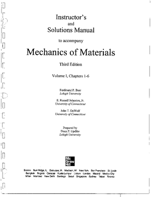 mechanics of materials chapter 2 solution - CCHHAAPPTTEERR PROPRIETARY ...