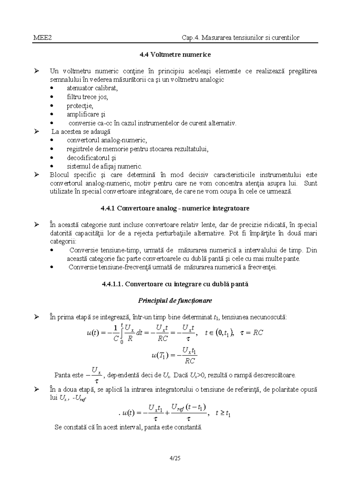 C 4 Mas tens curenti 2 - This course contains information about "instrumente in electronica ...