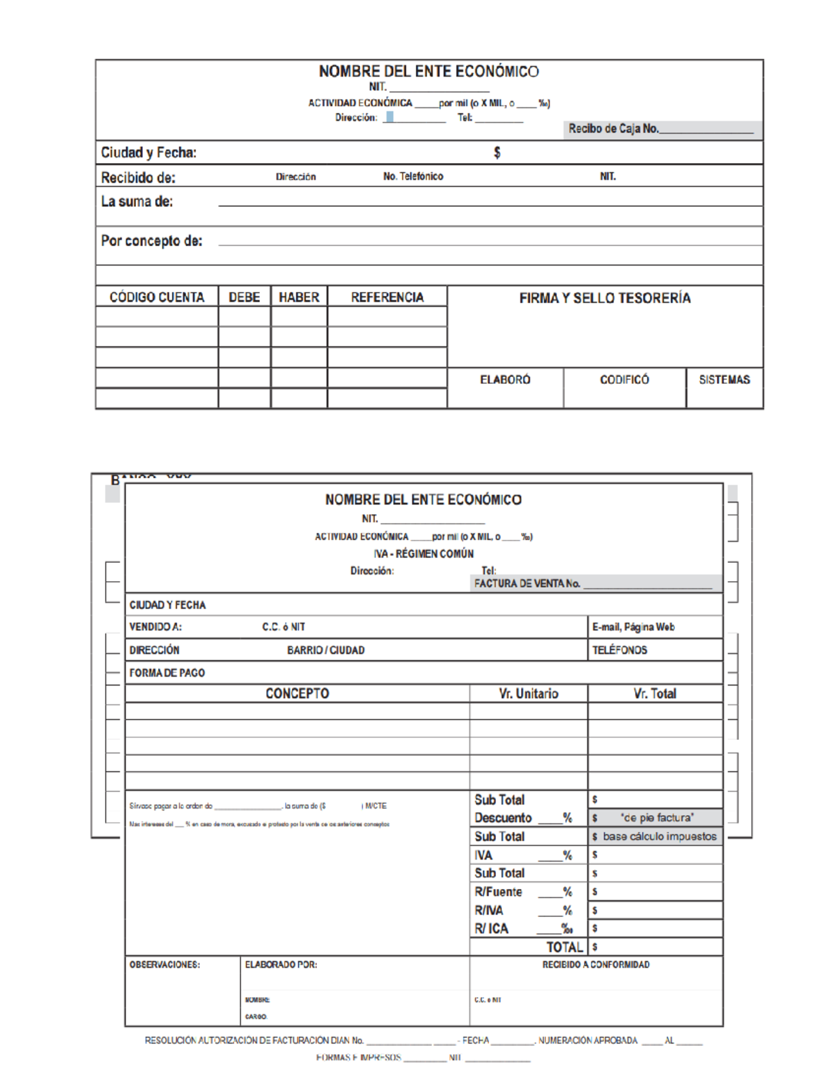 Soportes Contables - Contabilidad - Studocu