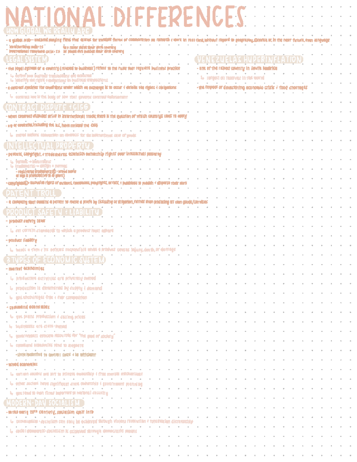 National differences lecture - NATIONAL DIFFERENCES HOW GLOBAL WEREALLY ...