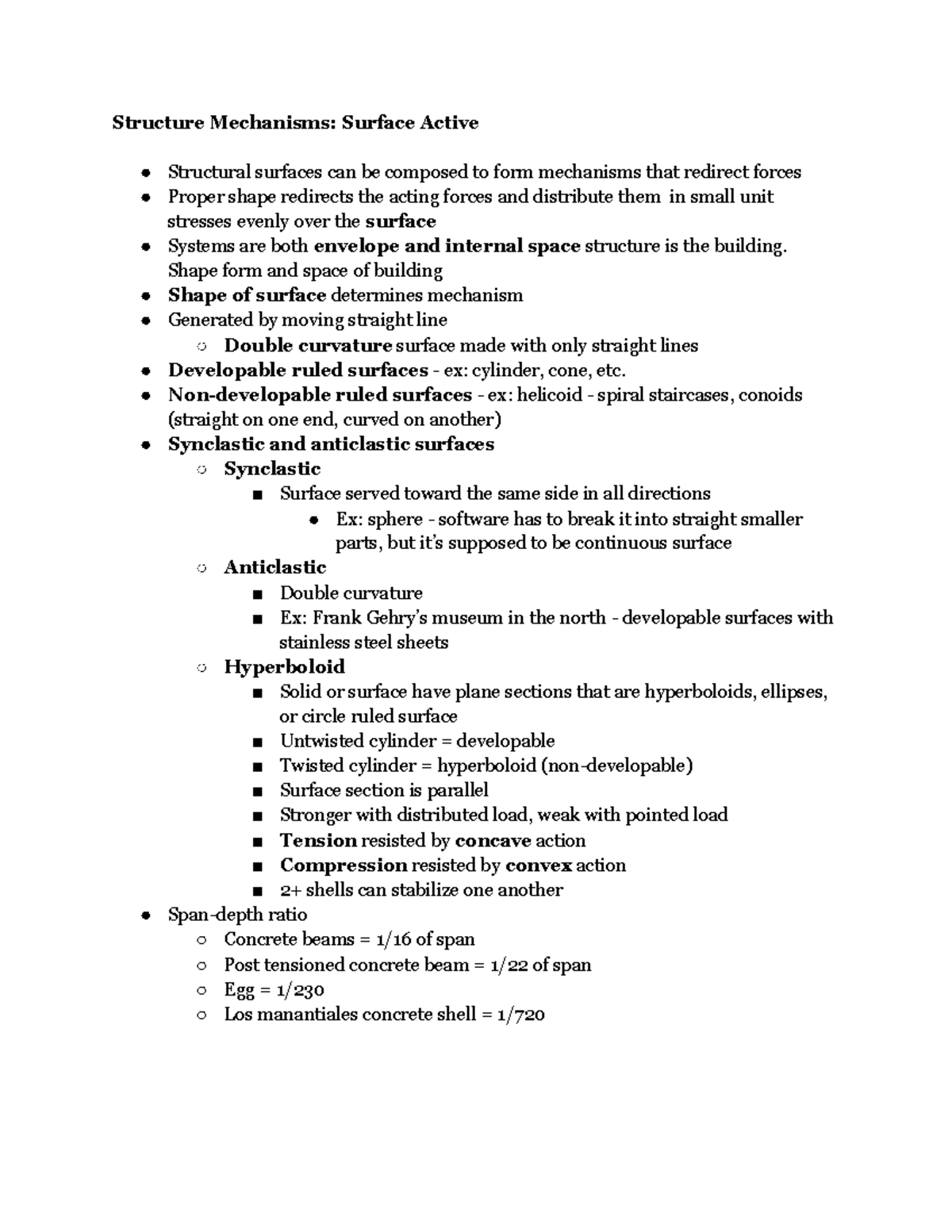 Structure Mechanisms Surface Active - Shape form and space of building ...