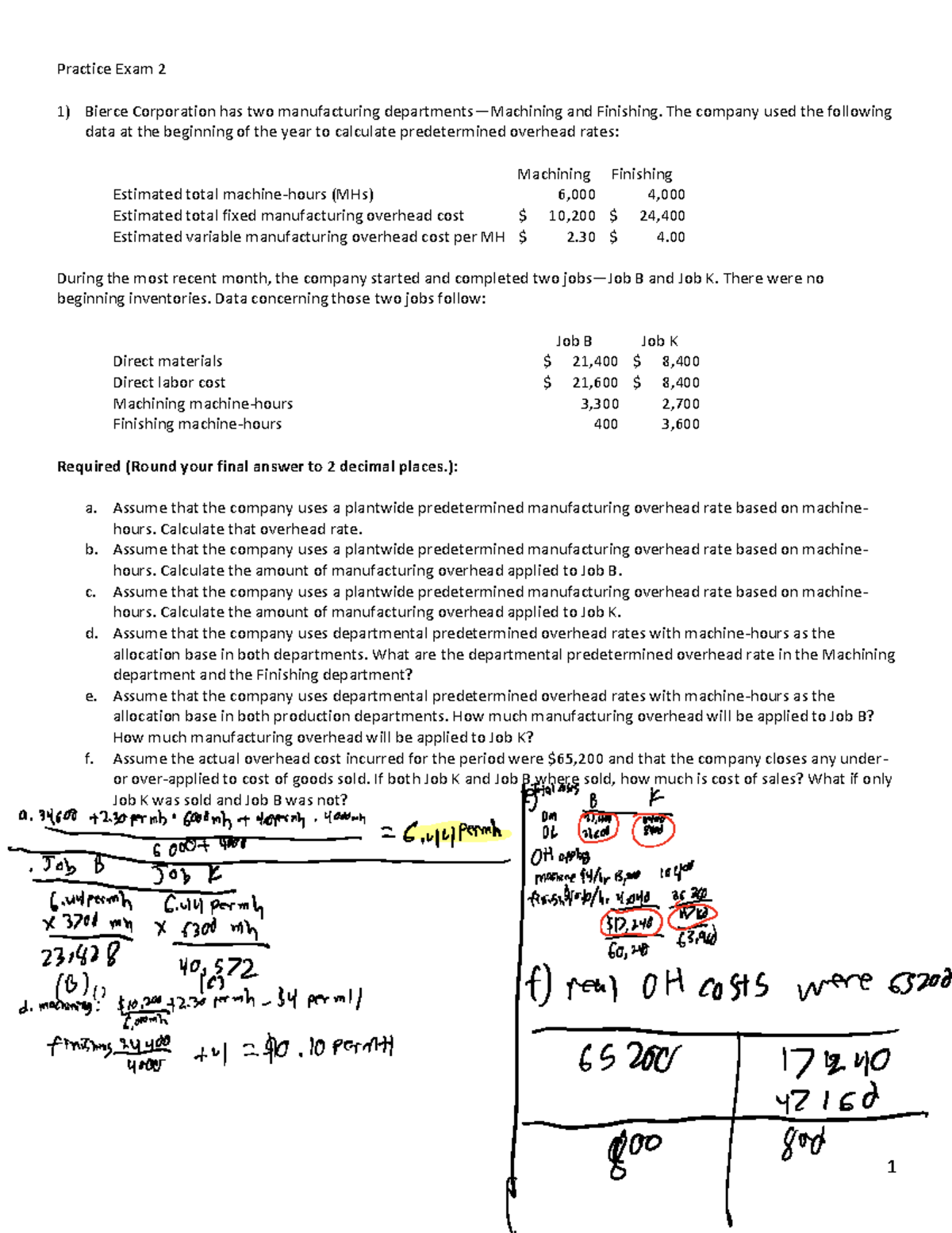Practice Midterm 2 - ACTG 211 - Chapman - Studocu