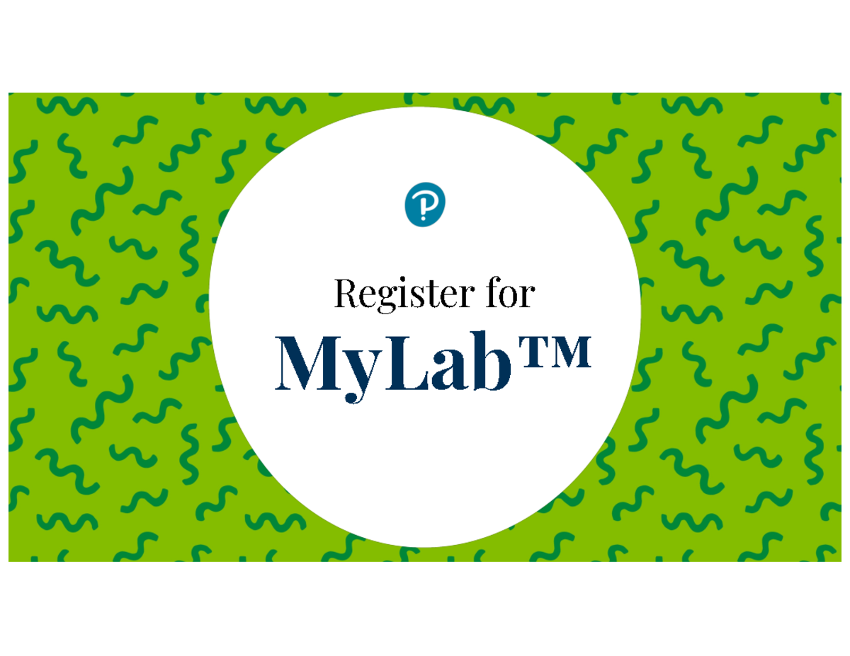 E Class My Lab Mastering Instructions for IHST 1002 - Register for ...