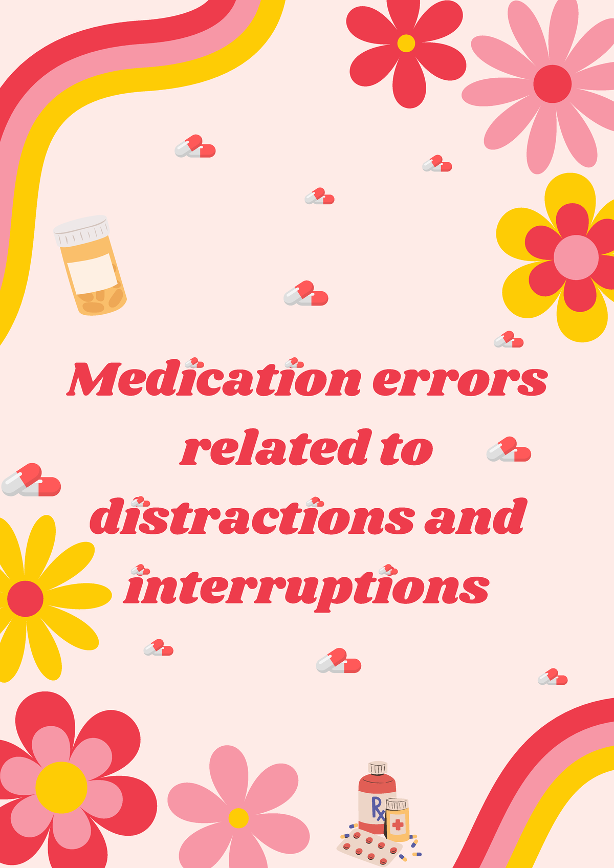 Week 9 N350 Poster - NUR 350 - Medication errors related to ...