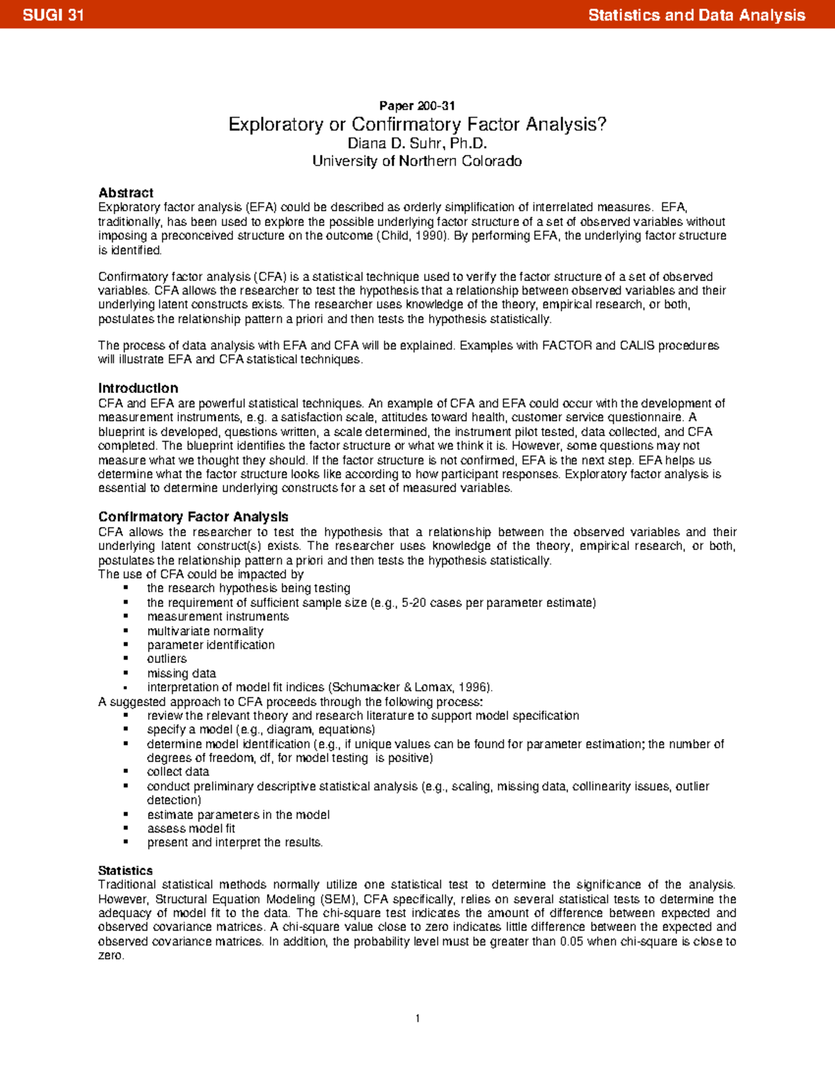 200-31 - 200-31 - Paper 200- Exploratory or Confirmatory Factor ...