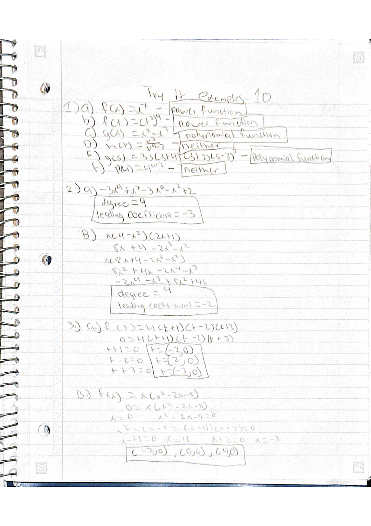 Try It Examples 10 - MAT 1053 - Studocu